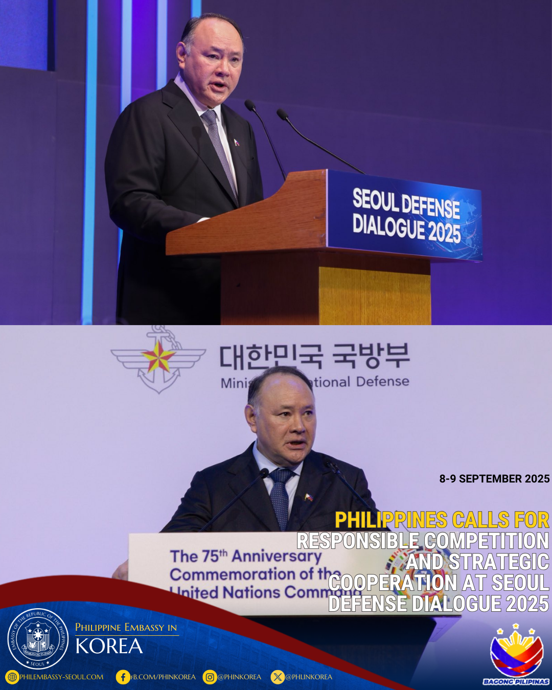 PHILIPPINES CALLS FOR RESPONSIBLE COMPETITION AND STRATEGIC COOPERATION ...